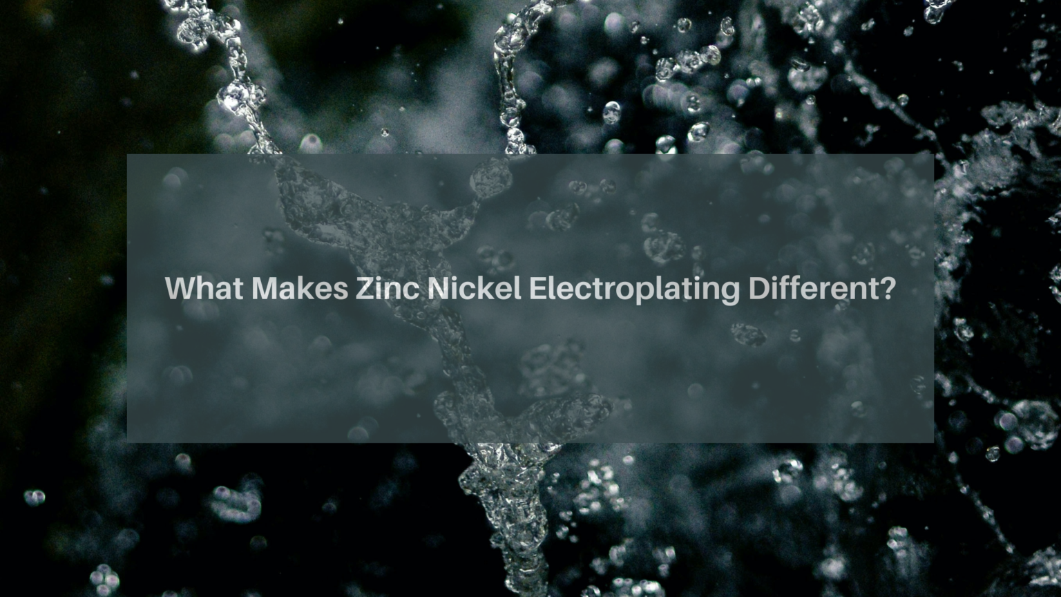 Zinc Nickel Electroplating - dekalbmetal.com